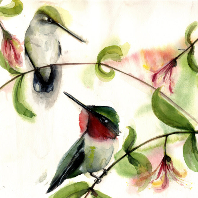 Ruby Throated Hummer #21001 – Left Bank Gallery