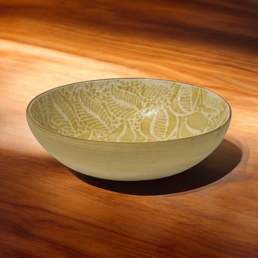 8" Bowl ~ Tahiti ~ Butter – Left Bank Gallery